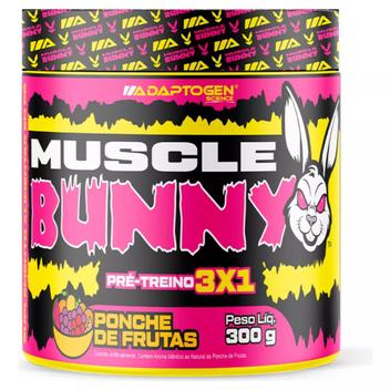 Muscle Bunny Adaptogen Pré-treino com cafeína 31 300g - Pré Treino ...