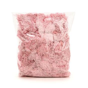 Musgo Rosa Preservado para Decoração e para Plantas Artificiais 250g ...