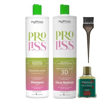 My Phios Pro Liss Escova Progressiva Organica 2x1l - Alisamento de ...