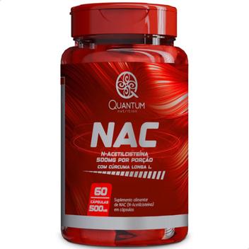 NAC Pura Concentrada 60 Cápsulas - Quantum - Quantum Nutrition - Ômega ...