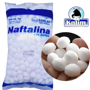 Naftalina Bolas 1 kg - Sanilar - Naftalina - Magazine Luiza