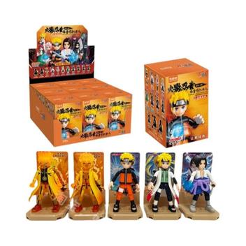 Naruto Anime Action Figure Uzumaki Naruto Kakashi Sasuke Bloco De ...