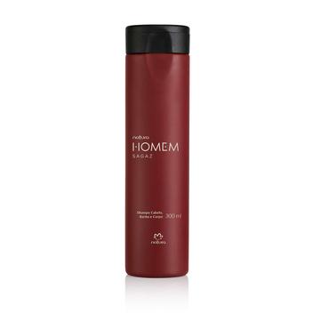 NATURA HOMEM SAGAZ SHAMPO CABELO BARBA E CORPO 3 EM 1 300ml - Shampoo - Magazine Luiza