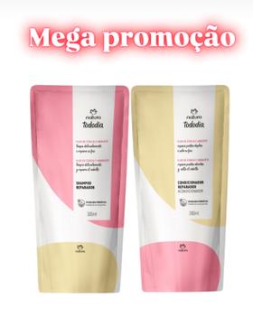 Natura Refil Shampoo e condicionador flor de cereja e abacate - Kit ...