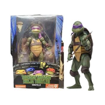 Neca Ninja Turtle Anime Figura 1990 Versão De Filme Edição Limitada PVC ...
