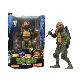 Neca Ninja Turtle Anime Figura 1990 Versão Do Filme Edição Limitada PVC ...