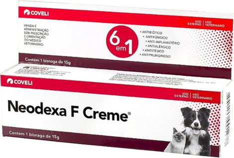 Neodexa F Creme 15 gramas Coveli - Farmácia Pet - Magazine Luiza