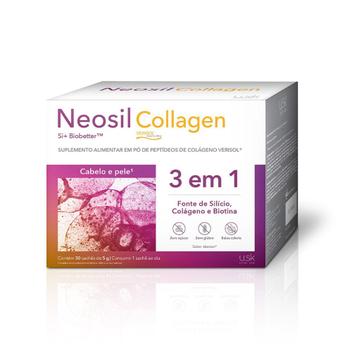 Neosil Collagen Suplemento Alimentar Para Cabelos e Pele 3 em 1 com 30 ...