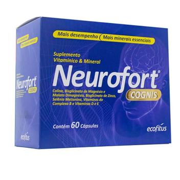 Neurofort Cognis Vitaminas e Minerais 60 Cápsulas Ecofitus ...
