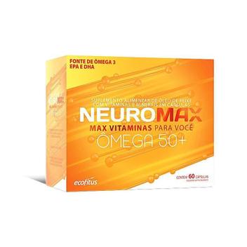 Neuromax Ômega 50+ Suplemento Ecofitus 60 Cápsulas - Vitaminas A-Z ...