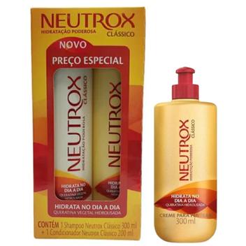Neutrox Clássico Shampoo e Condicionador + Creme para Pentear - Kit ...