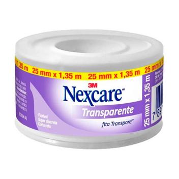 Nexcare esparadrapo transparente com 25mm x 1,35m - 3M - Curativo ...