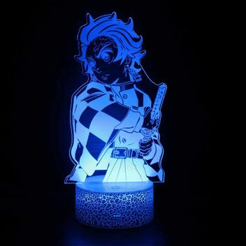 Nezuko Kamado 3D LED Night Light Kimetsu No Yaiba Decoração De Quarto ...