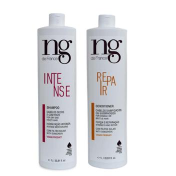 Ng De France Kit Shampoo Intense 1l + Cond. Repair 1l - Kit Shampoo e ...