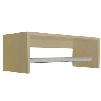 nicho com varão natural Hub18 - Cabideiro - Magazine Luiza