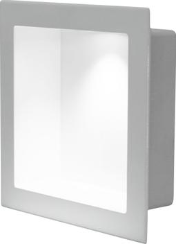 Nicho de Embutir de Mármore Sintético 30x30cm Branco com LED - Quanta ...