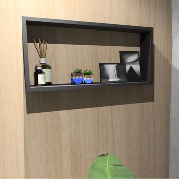 Nicho decorativo MDF - Sala Quarto Escritório Banheiro Cozinha ...