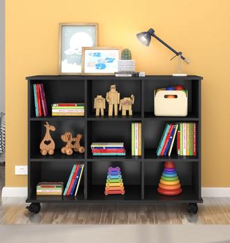 Nicho Organizador com Rodízios Preto - Dritex - QMOVI - Organização e ...