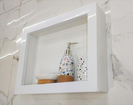 Nicho Porcelanato Sobrepor Baneheiro 55x37x9 - Belo Nicho - Nicho para ...