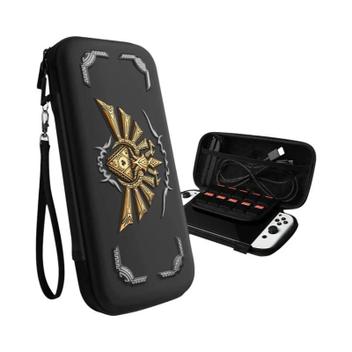 Nintendo Switch OLED 3D Theme Estojo De Transporte Rígido À Prova D ...