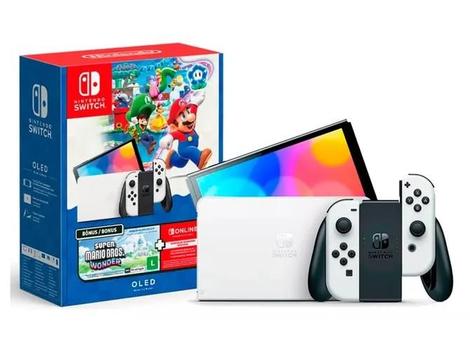 Nintendo Switch Oled 7' Bundle Super Mario Bros Wonder - Outros Games - Magazine Luiza