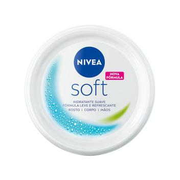 NIVEA Creme Hidratante Soft 97g - Hidratante Corporal - Magazine Luiza