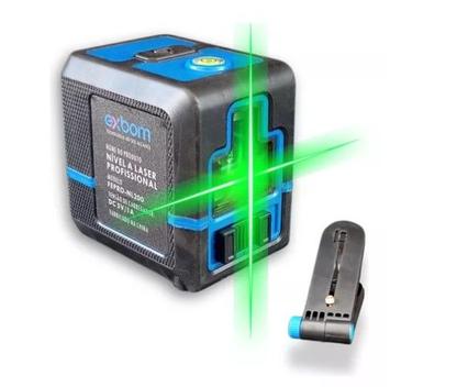 Nível a Laser Verde Recarregável em Cruz Auto Nivelamento - Exbom ...