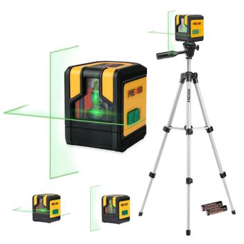 Nível de laser Prexiso PREXISO 100 pés com tripé, linha verde - Kit de ...