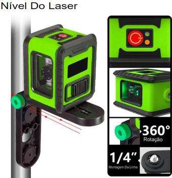 Nível Laser Linhas Verde Auto Nivelamento Obras Construção - Fonte ...