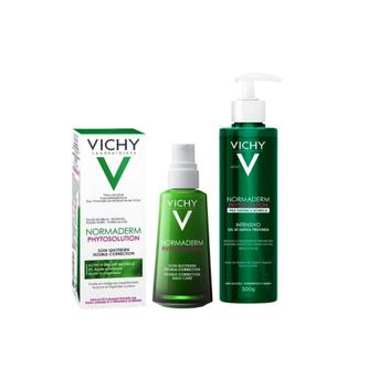 Normaderm Gel Limp Prof 300G+Serum Normaderm Phytosolution 50Ml - Vichy ...