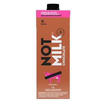 Not Milk Sabor Chocolate Bebida à Base de Proteína Vegetal 1 Litro ...