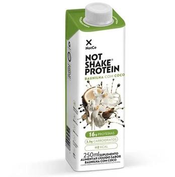 Not Shake Protein Baunilha com Coco Notmilk 250ml - NotCo - Massa ...