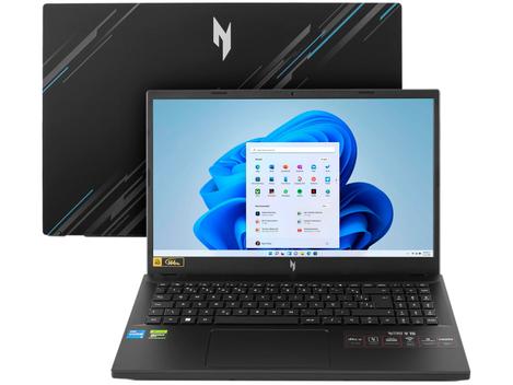 Notebook Gamer Acer Nitro Intel Core i5 8GB 512GB 15,6" 144Hz IPS RTX ...