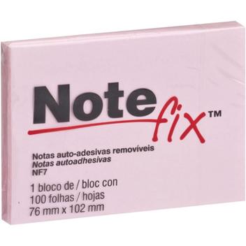 Notefix 100F.76MMX102MM Rosa - 3M - Bloco de Notas - Magazine Luiza