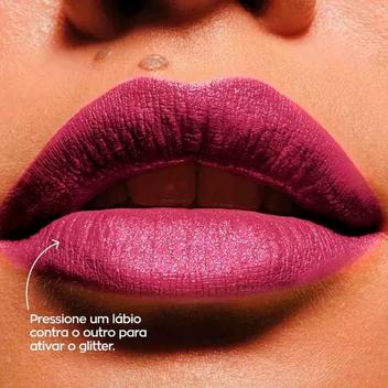 Novo Batom Líquido Matte Power Stay Avon Efeito Glitter 16h - Batom ...