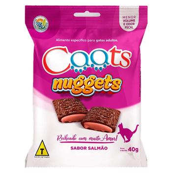Nuggets Caats para Gatos Sabor Salmão - 40g - Petisco para Gatos ...