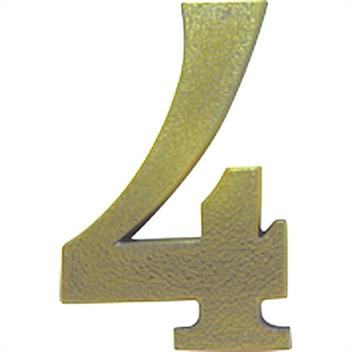 Numero Colonial Pexcel 4 - Kit C/10 Unidades - Letras e Números ...