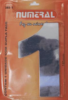 Número Residencial Numeral N.1 60mm - Letras e Números Residenciais ...