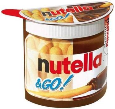 Nutella Go Creme De Avelãs E Biscoito Palito Importado - Creme de Avelã ...