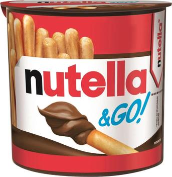 Nutella Go Creme De Avelãs E Biscoito Palito Importado - Creme de Avelã ...