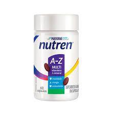 Nutren Multi A-Z - 60 cápsulas - NESTLE - Complemento Alimentar Adulto ...