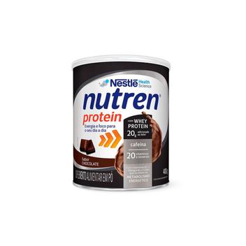 Nutren Protein Sabor Chocolate Com Whey Protein 400g Nestlé ...