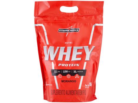 Nutri Whey Protein Refil Integralmédica - Morango 900g - Whey Protein ...