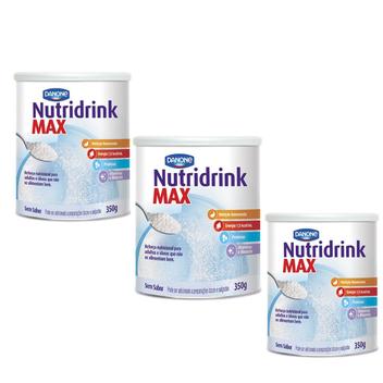 Nutridrink Max em Pó 350g S/ Sabor Danone C/3 Unidades - Complemento ...