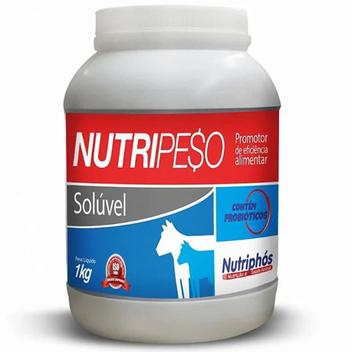Nutripeso Solúvel - Pote 1 Kg Probiótico - Nutriphós - Prebióticos e Probióticos para Pet ...