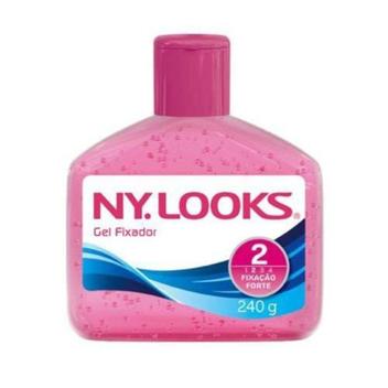 Ny Looks Fixação Forte Gel Rosa 240g - Gel de Cabelo - Magazine Luiza