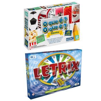 O que é o que é e Letrix Combo de Jogos de Tabuleiro que Estimulam a ...
