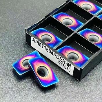 O Torneamento Colorido Da Dureza Alta Insere APMT APKT M2 H2 XM CNC ...