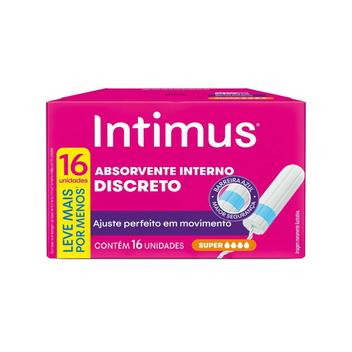 OB Super Absorvente Interno Discreto 16 Unidades Intimus - Intimus ...