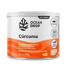 Ocean Drop Curcuma 500MG 60 CAP - Fitoterápicos - Magazine Luiza